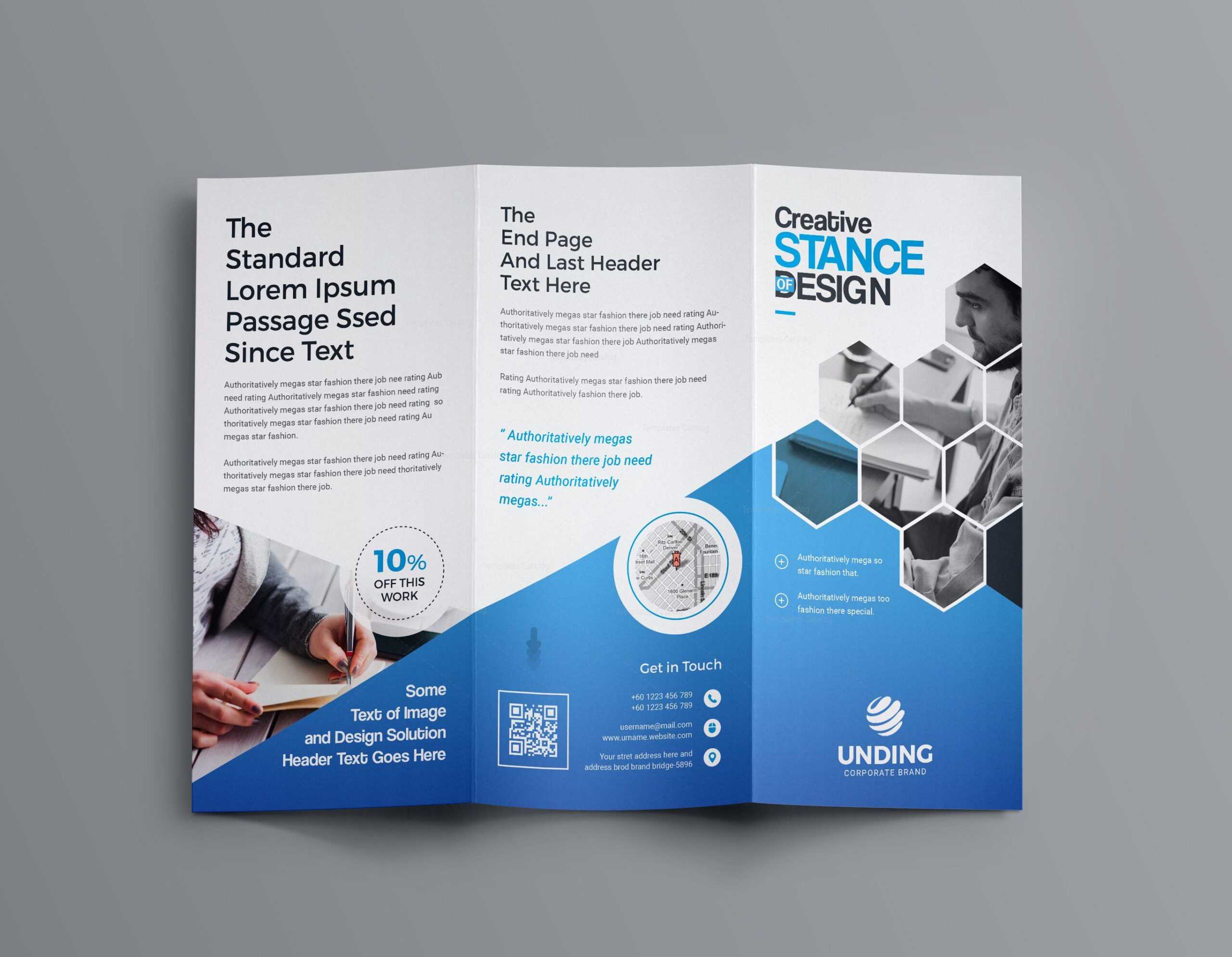 Single Page Brochure Templates Psd
