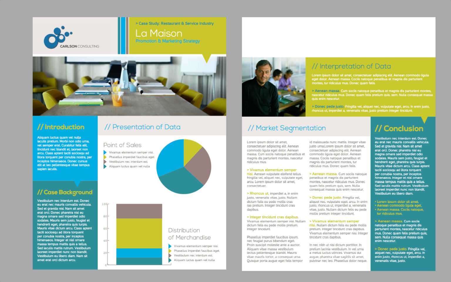 One Page Brochure Template