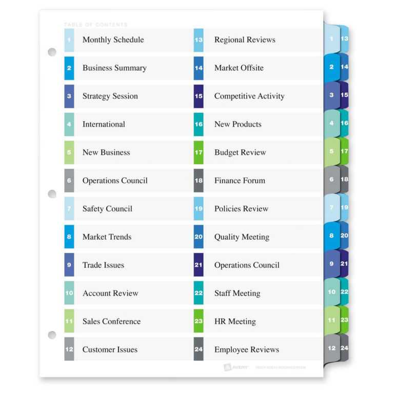 8-tab-divider-template-word