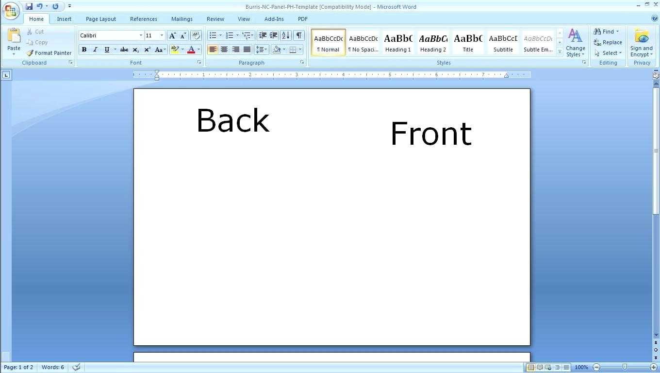 Birthday Card Template Microsoft Word Birthday Card Template Microsoft Word