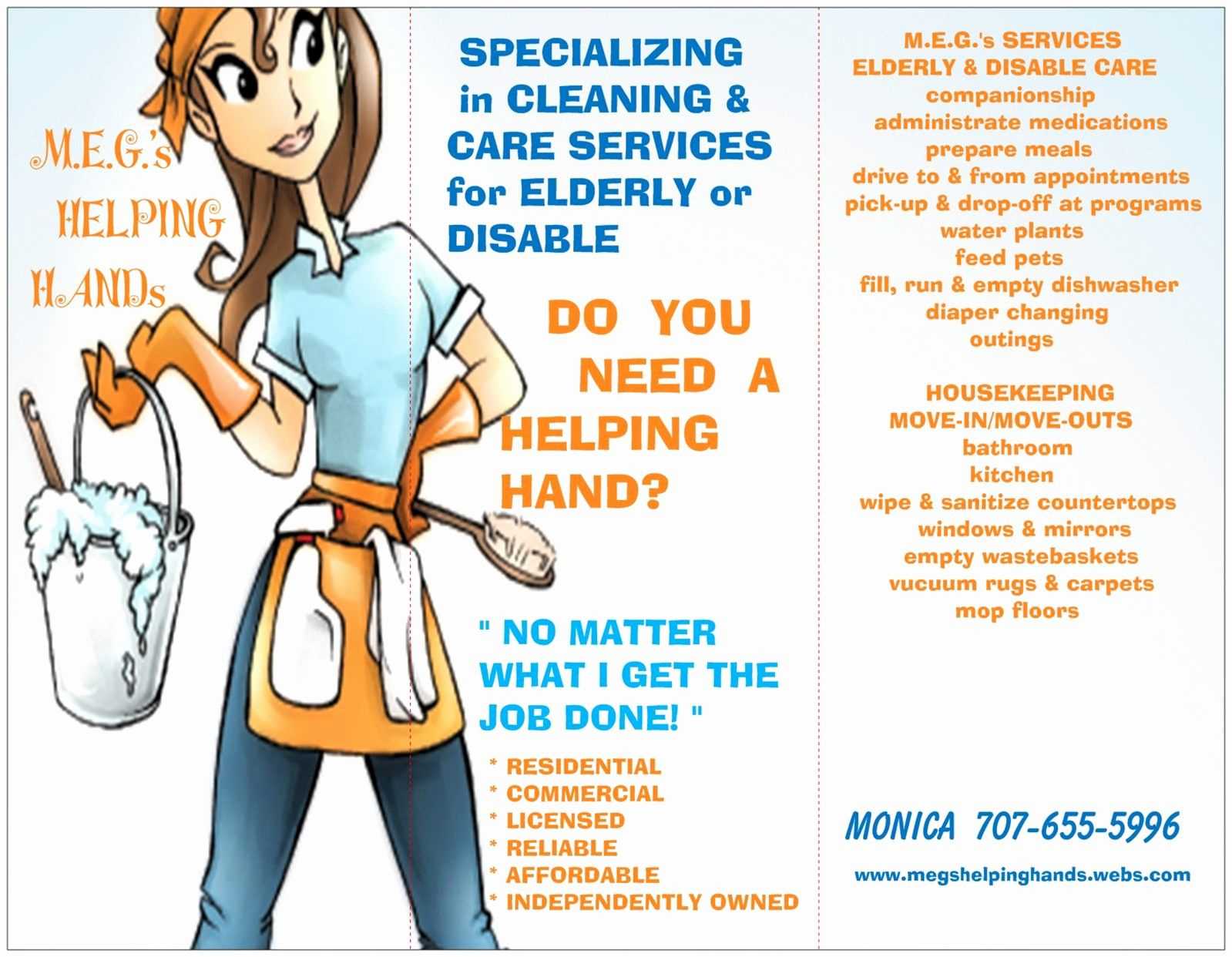 Commercial Cleaning Brochure Templates