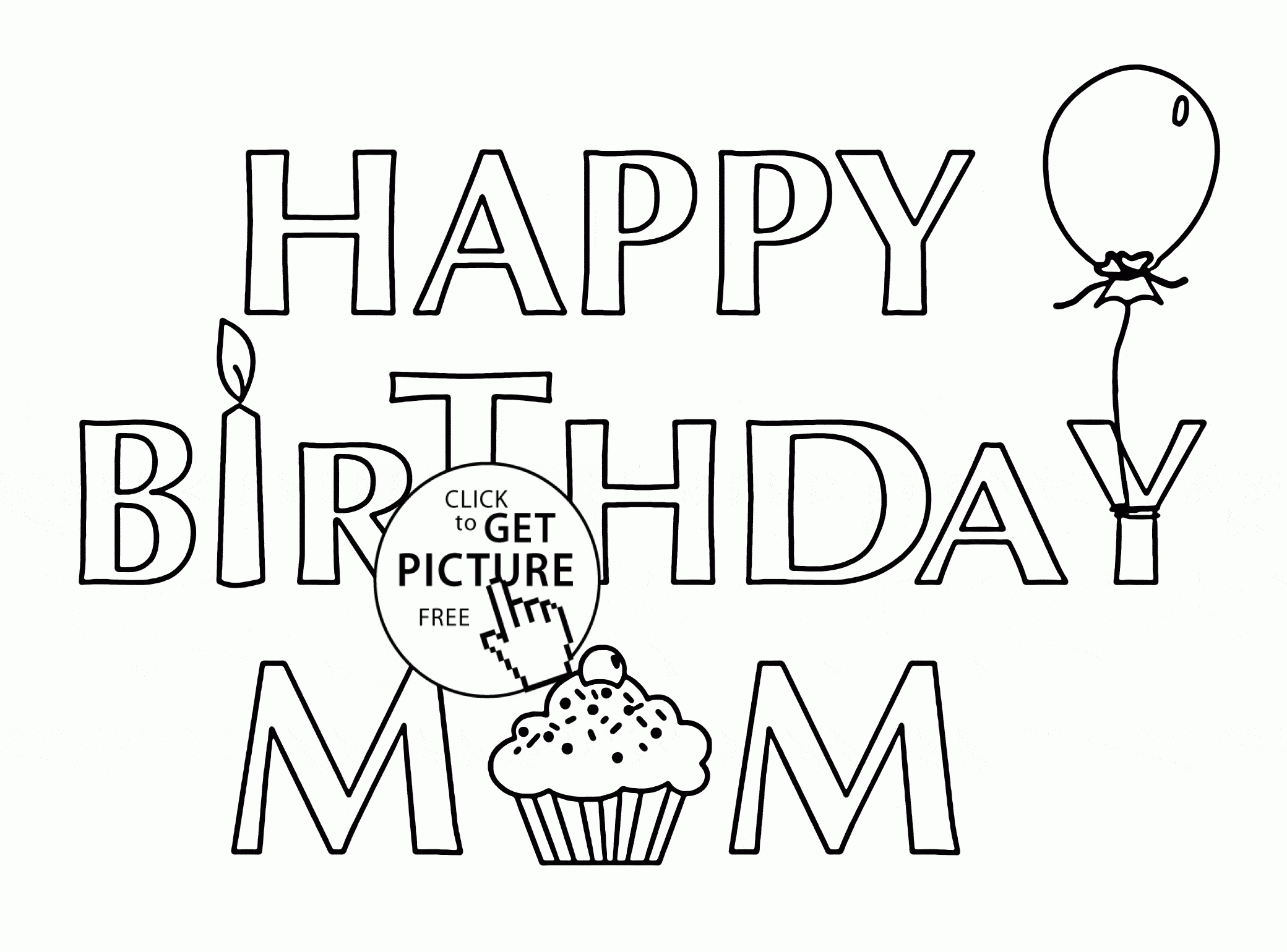 Mom Birthday Card Template