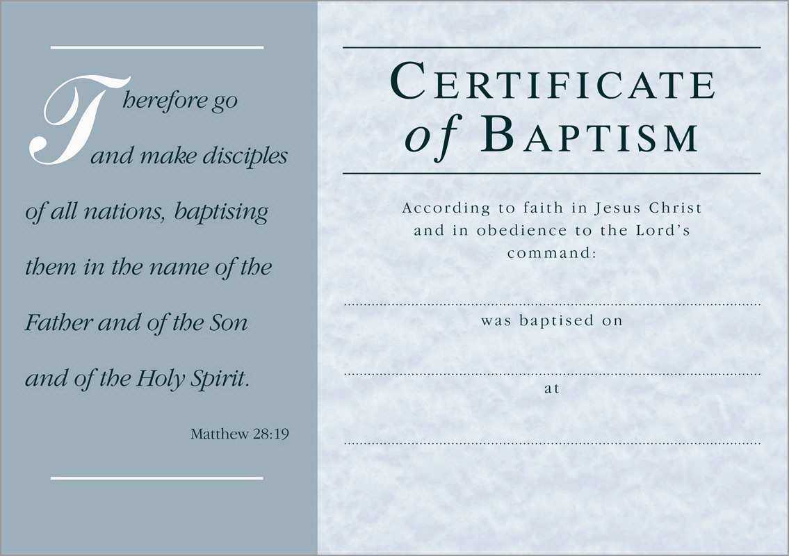 Free Printable Baptism Certificate Free Printable In Baptism 