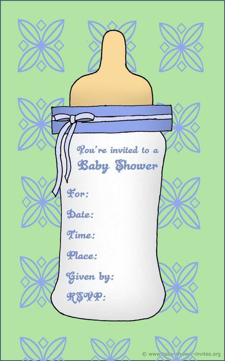 Free Baby Shower Invitation Templates Microsoft Word