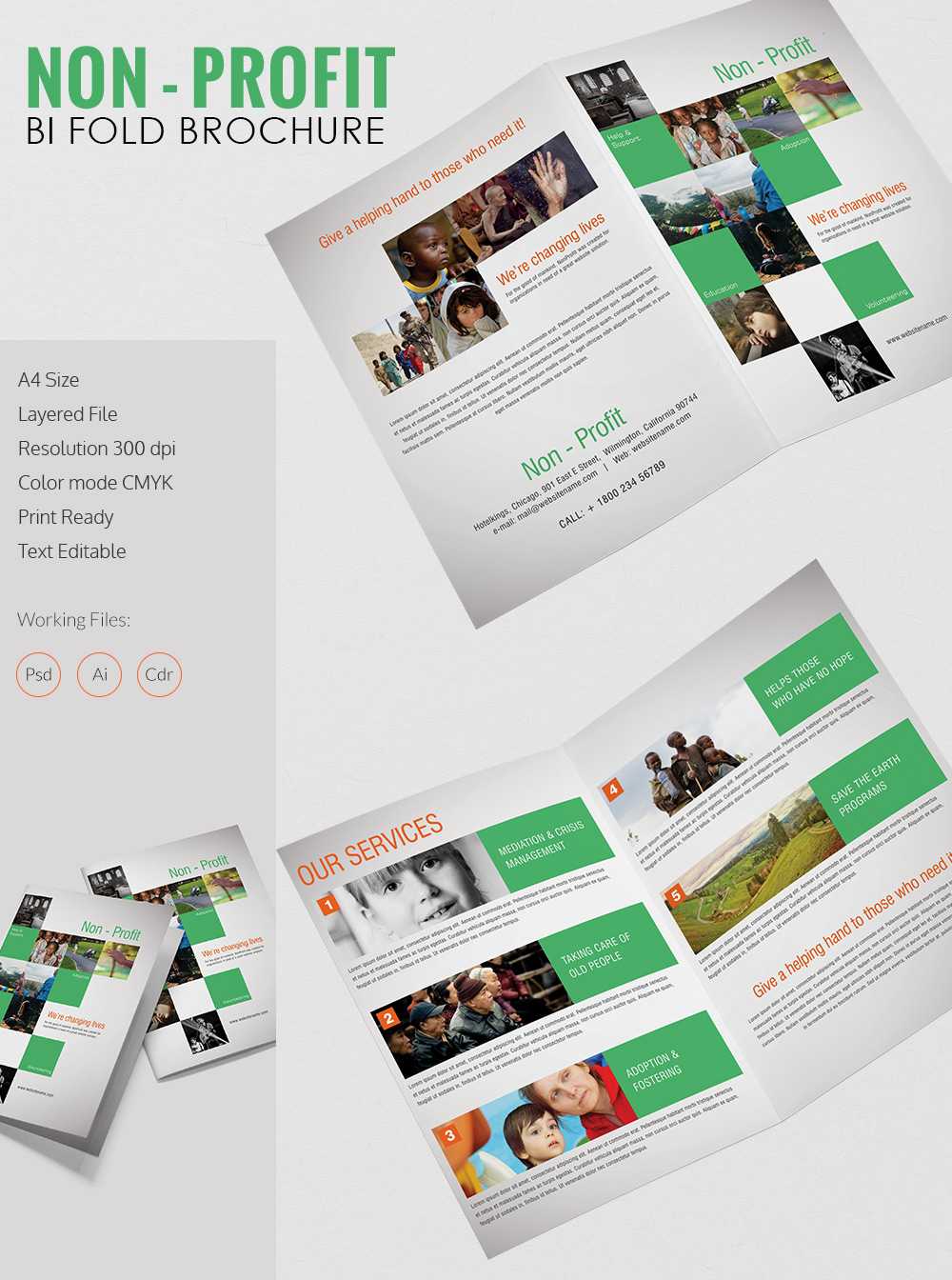Illustrator Brochure Templates Free Download