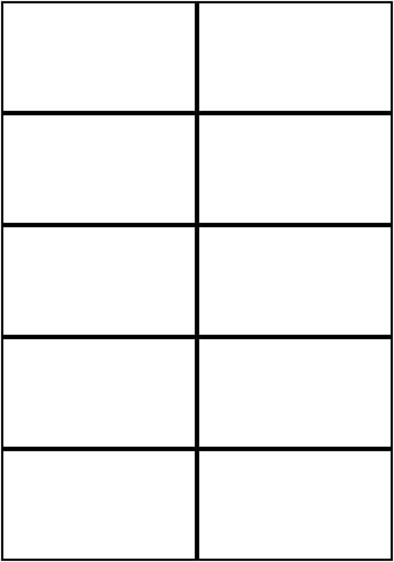 Blank Flash Cards