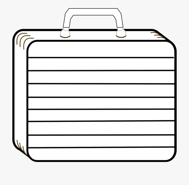 Printable Template Of A Suitcase 2941327 Free Cliparts On With Blank 