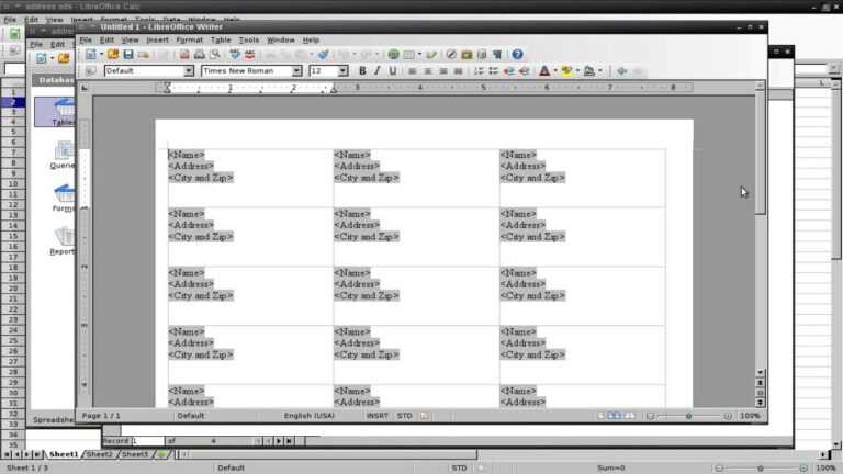 Printing Address Labels In Libreoffice For Word Label Template 21 Per 