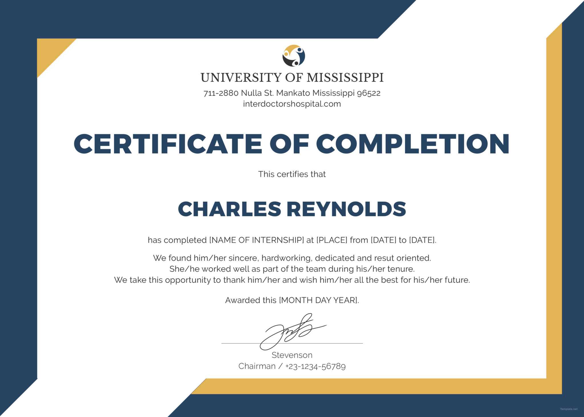 Sample Certificate Of Acceptance And Completion Templates Within Sample Certificate Of Acceptance And Completion Templates Within