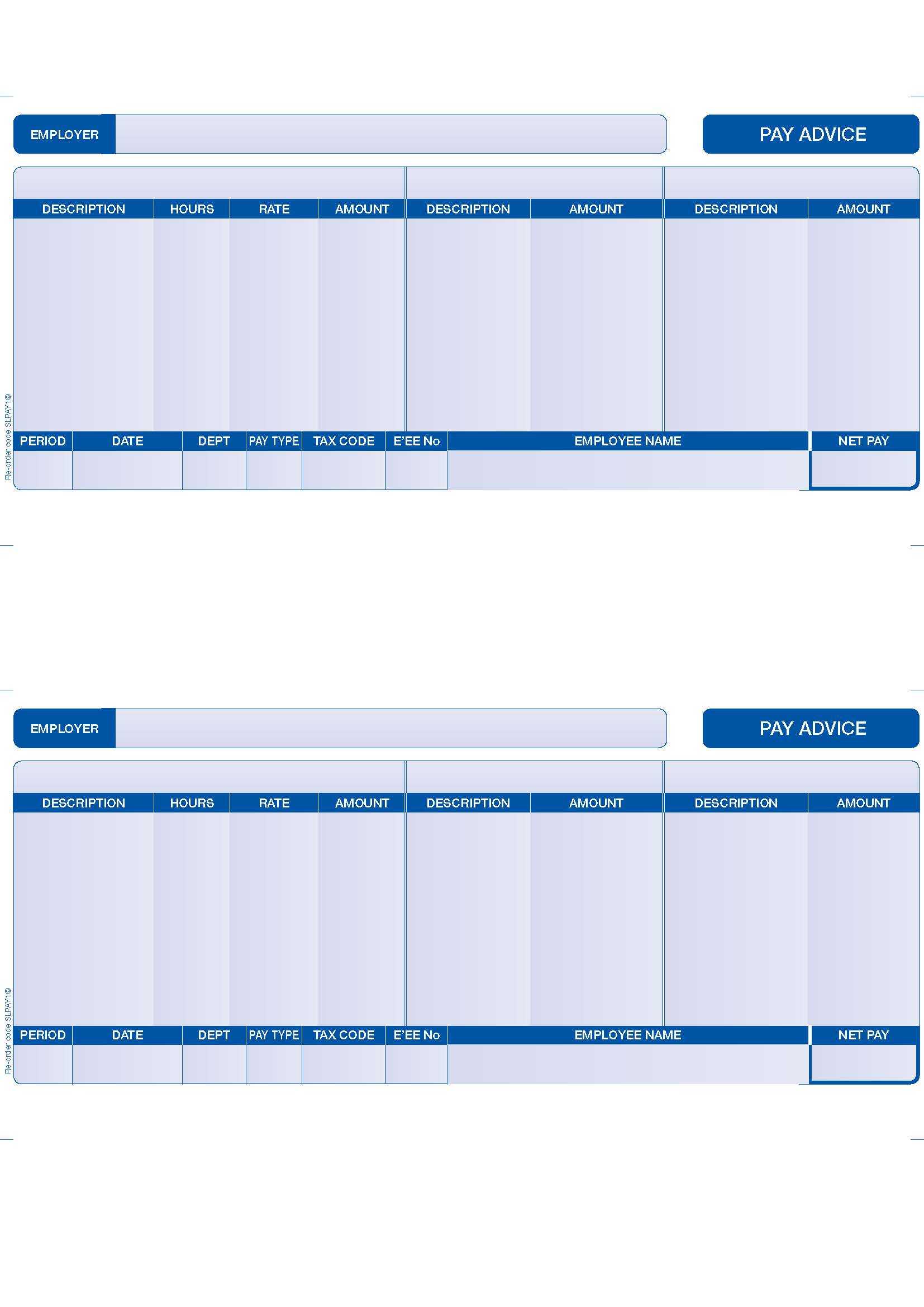 Uk Payslip Template Throughout Blank Payslip Template