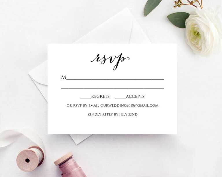 Wedding Rsvp Card Template Wedding Templates And Printables Regarding 